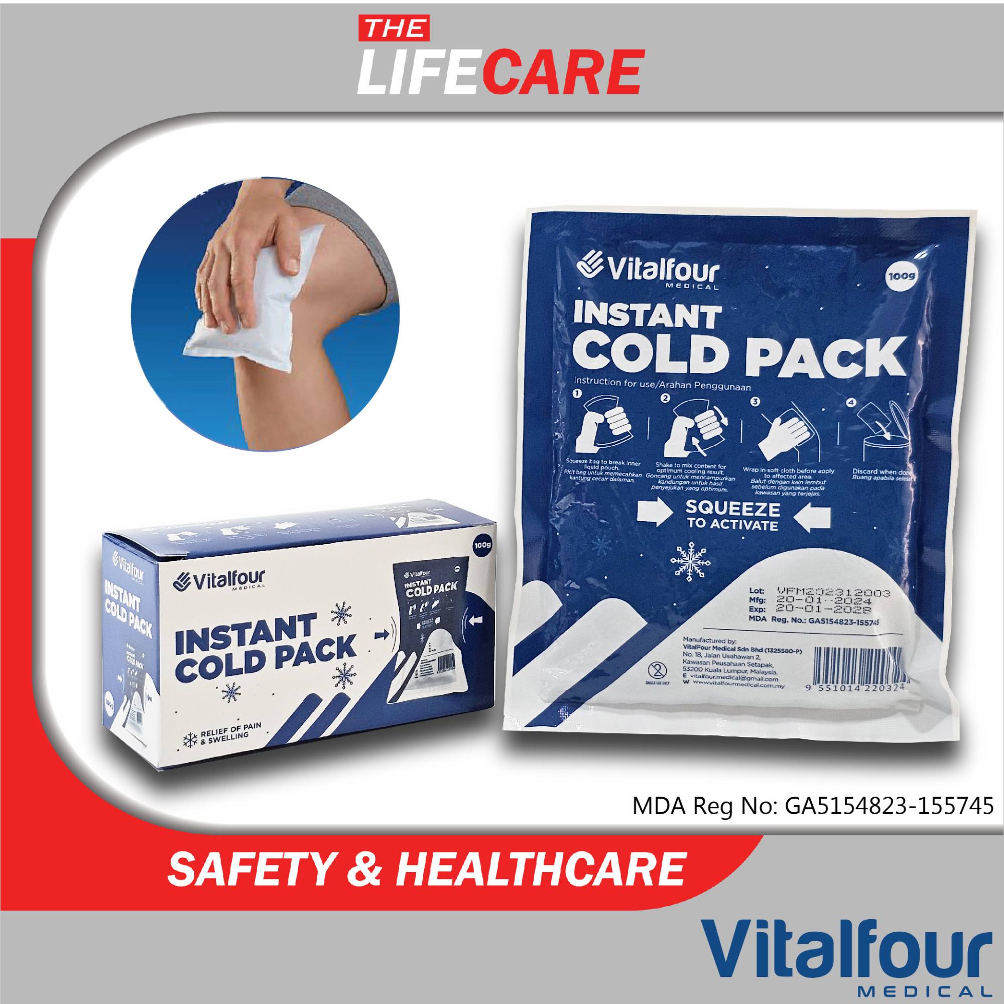 Instant Cold Pack | First Aid Refill Malaysia